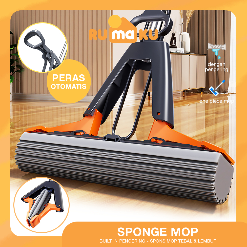 Jual RMK Alat Pel Lantai Spons Ultra Mop Spongy Pel Lantai Karet ...