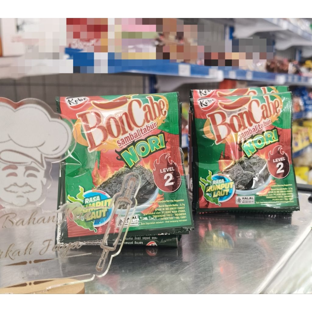 Jual Bon Cabe Nori Tabur 2,7gr x 6pcs/Nori Tabur Bon Cabe/Bon Cabe Nori ...