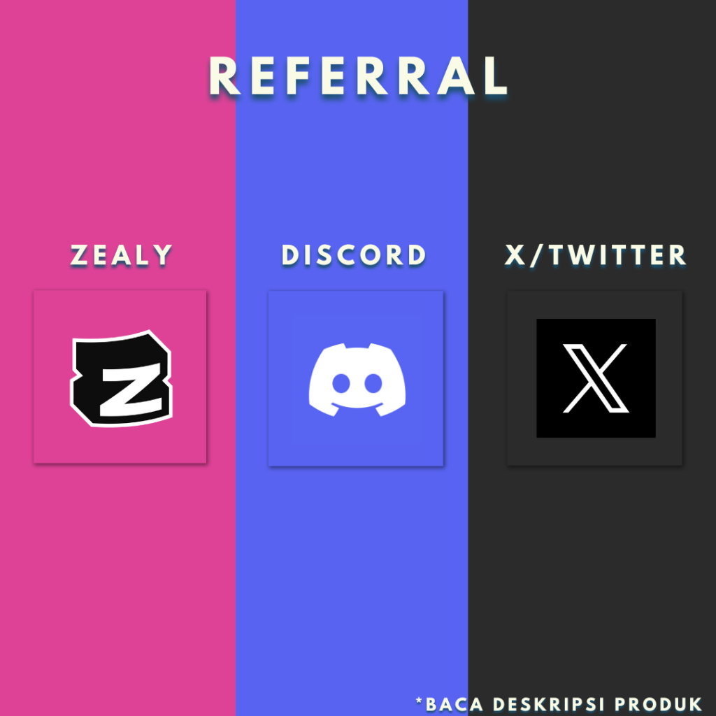 Jual Referral Reff Ref Zealy Discord X Twitter | Shopee Indonesia