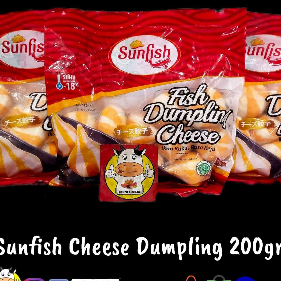 Jual SUNFISH DUMPLING CHEESE 200GR-FROZEN FOOD-BRONTZ JOGJA | Shopee ...