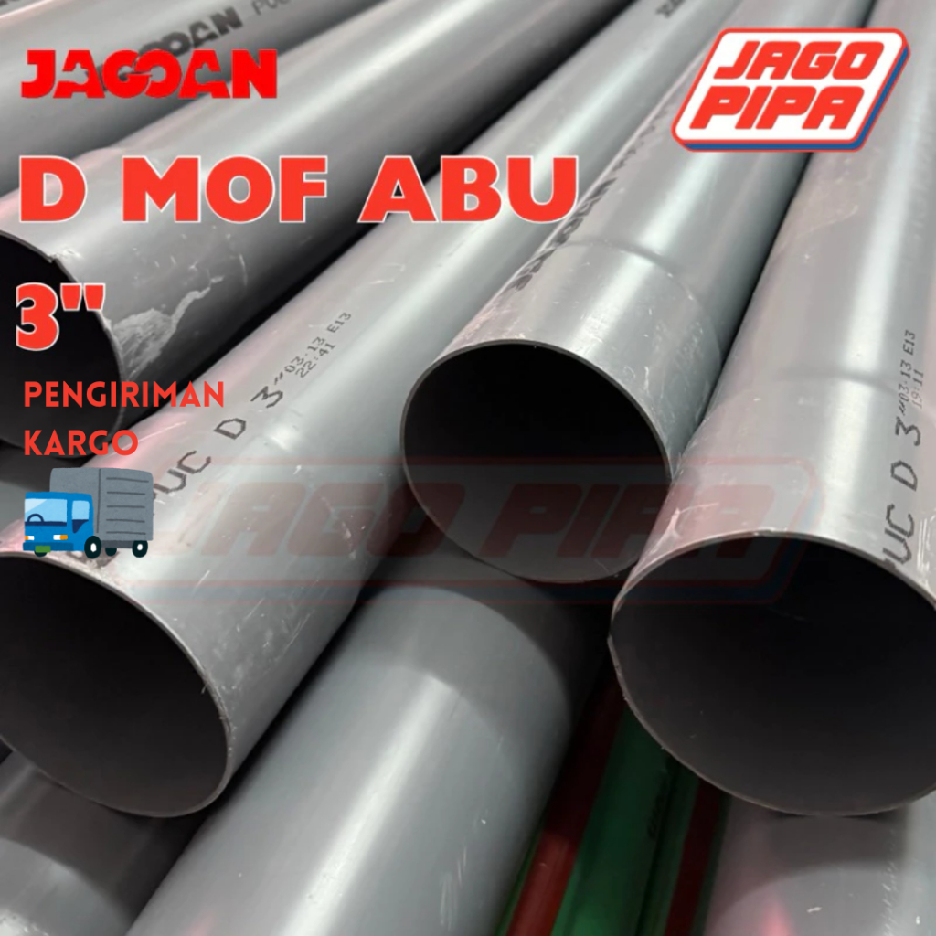 Jual Jagoan ABU Pipa D 3 Inch MOF 4 Meter Paralon PVC 3" | Shopee Indonesia