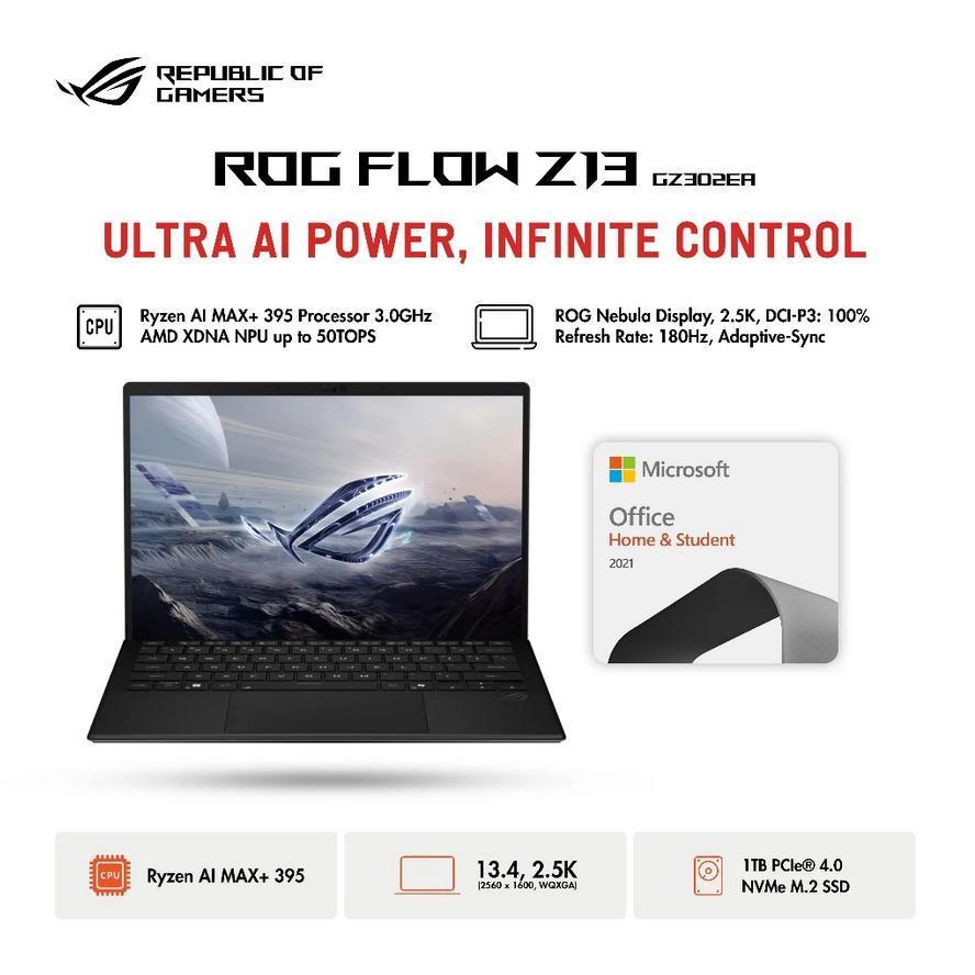 Jual ASUS ROG FLOW Z13 GZ302EA TOUCH RYZEN AI MAX+ 395 32/64GB 1TB 13.4 ...