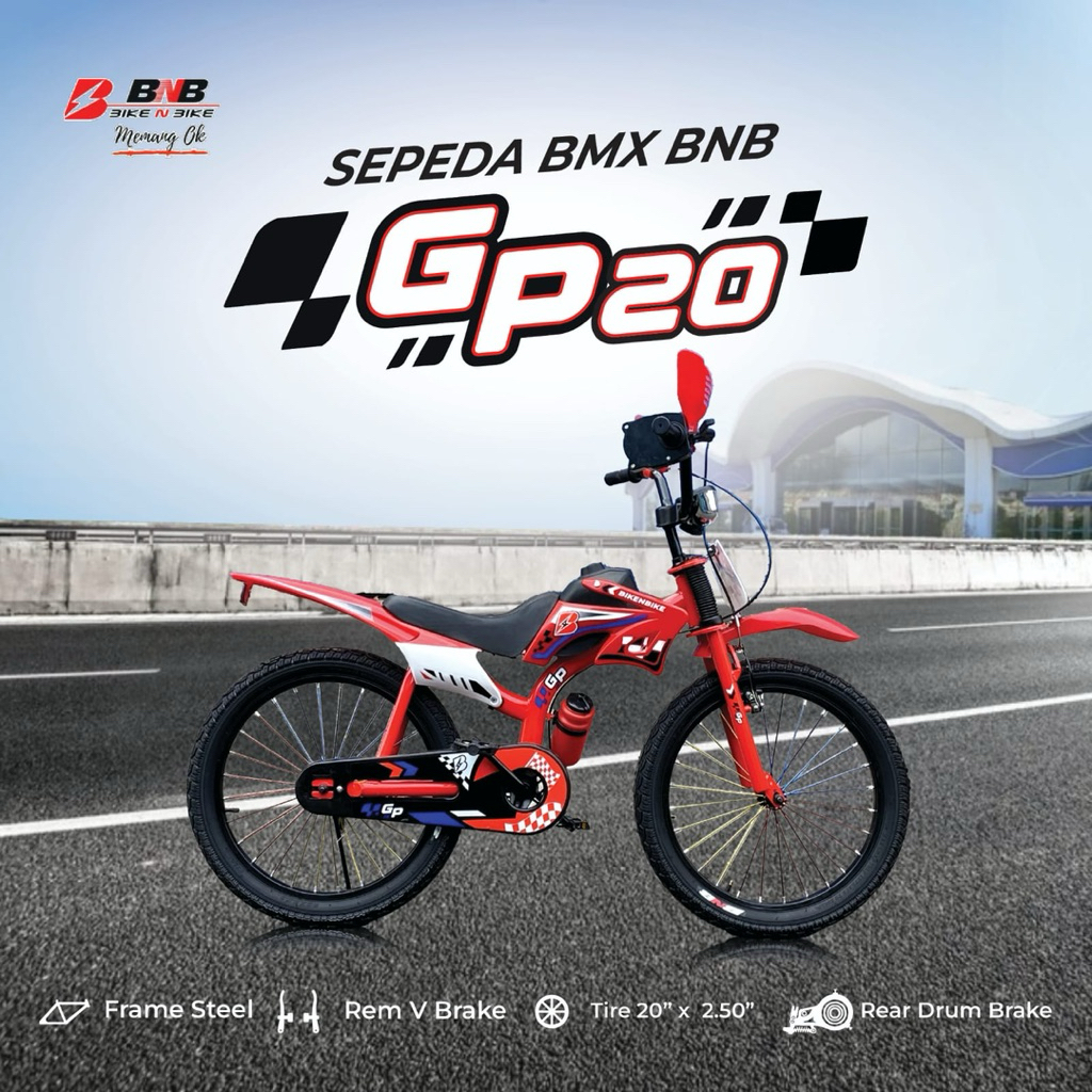 Jual Sepeda Anak BMX Ukuran 20 Inch BNB TRAIL GP Shock Breaker Depan ...