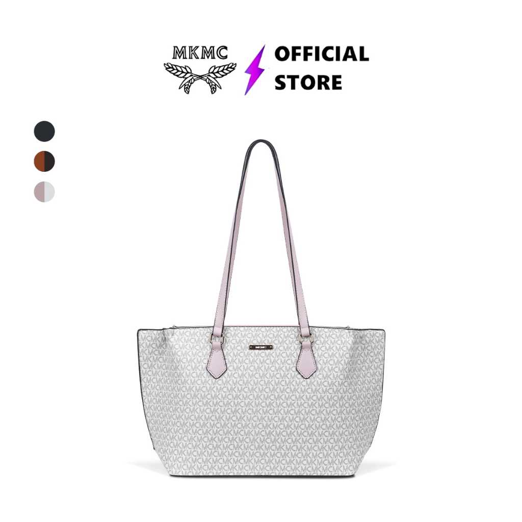 Jual MKMC Totebag Wanita Medium Tas Bahu Motif Monogram Korean Style ...
