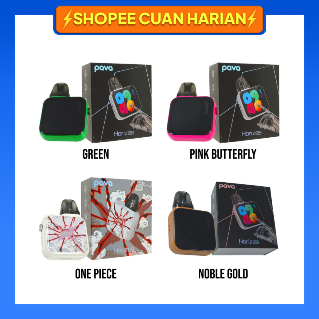 Jual PAVA HORIZ ULTRA POD KIT NEW COLORS 100% AUTHENTIC BY PAVA ...