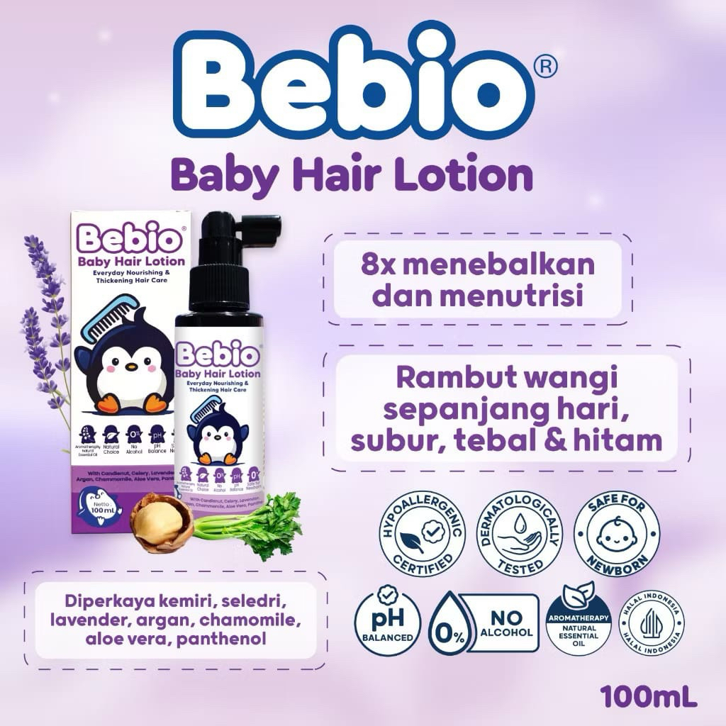 Jual Bebio Hair Lotion 100ml - Lotion Rambut Untuk Bayi dan Anak ...