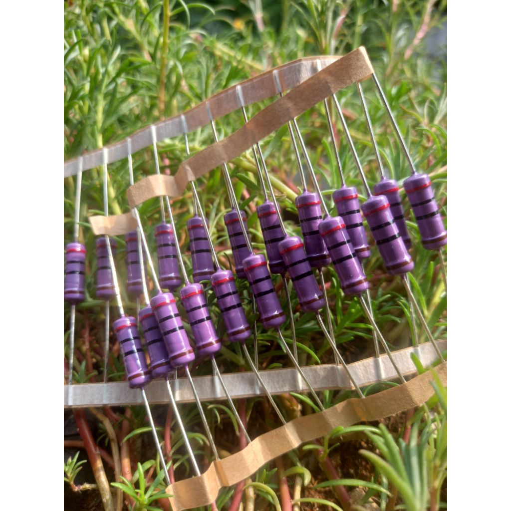 Jual resistor 20 ohm 20r 3wat 1% kaki full tembaga orginal zero ...
