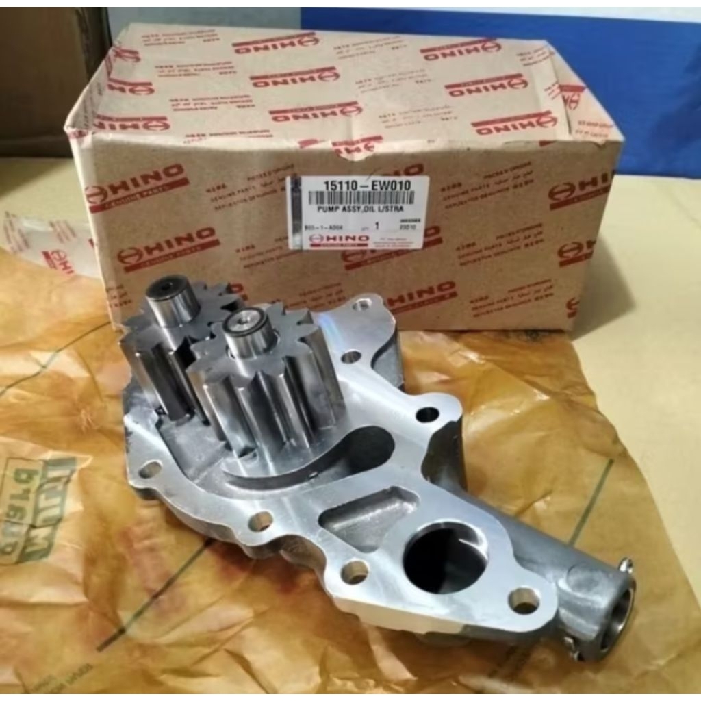 Jual PUMP ASSY JO8E POMPA OLI MESIN HINO 500 LOHAN FM260TI ORIGINAL ...