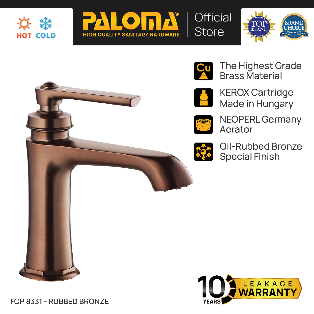 Jual PALOMA FCP 8331 Keran Mixer Wastafel Cuci Tangan Panas Dingin Kran ...