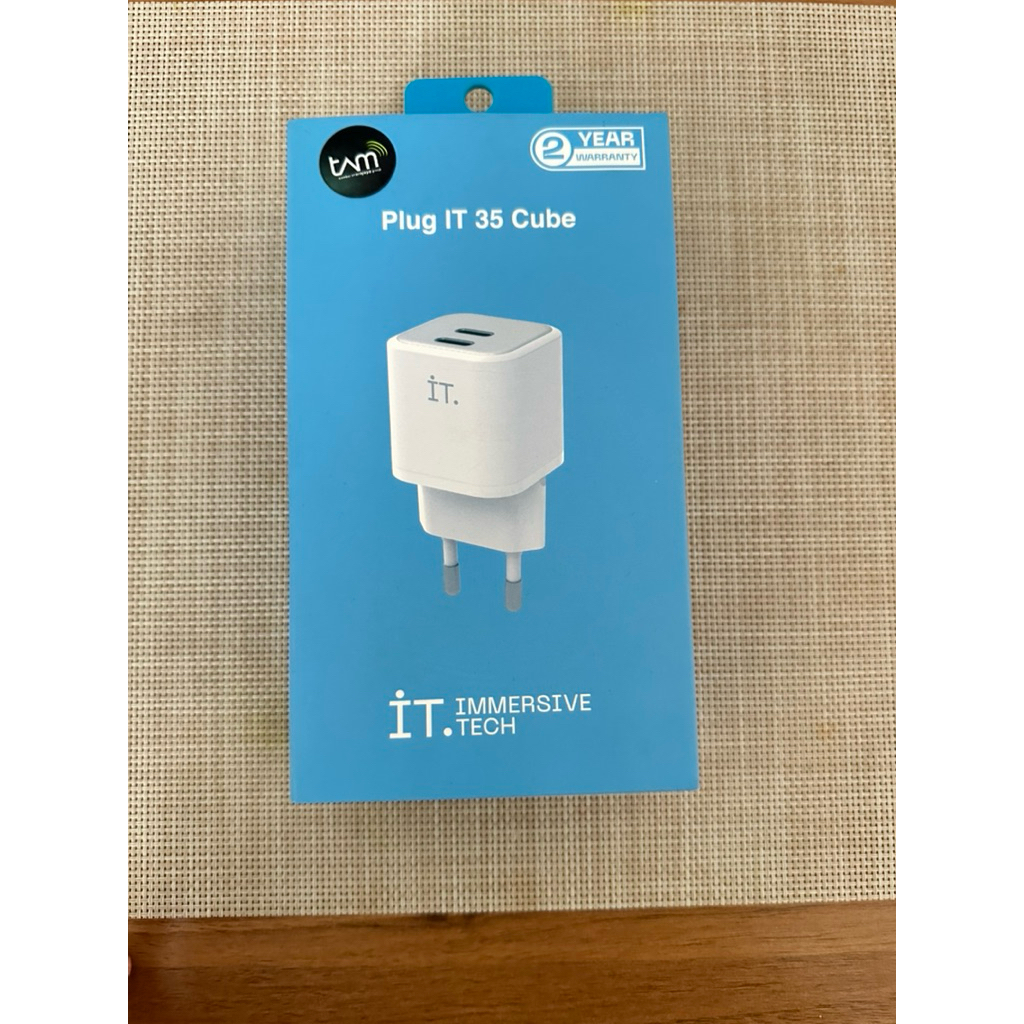 Jual IT Plug 35 Watt Cube Dual Port Type C PPS Fast Charger & QC ...