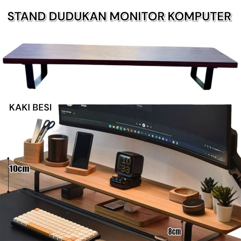 Jual Rak Display Monitor Meja Monitor Komputer Stand Rak Monitor ...