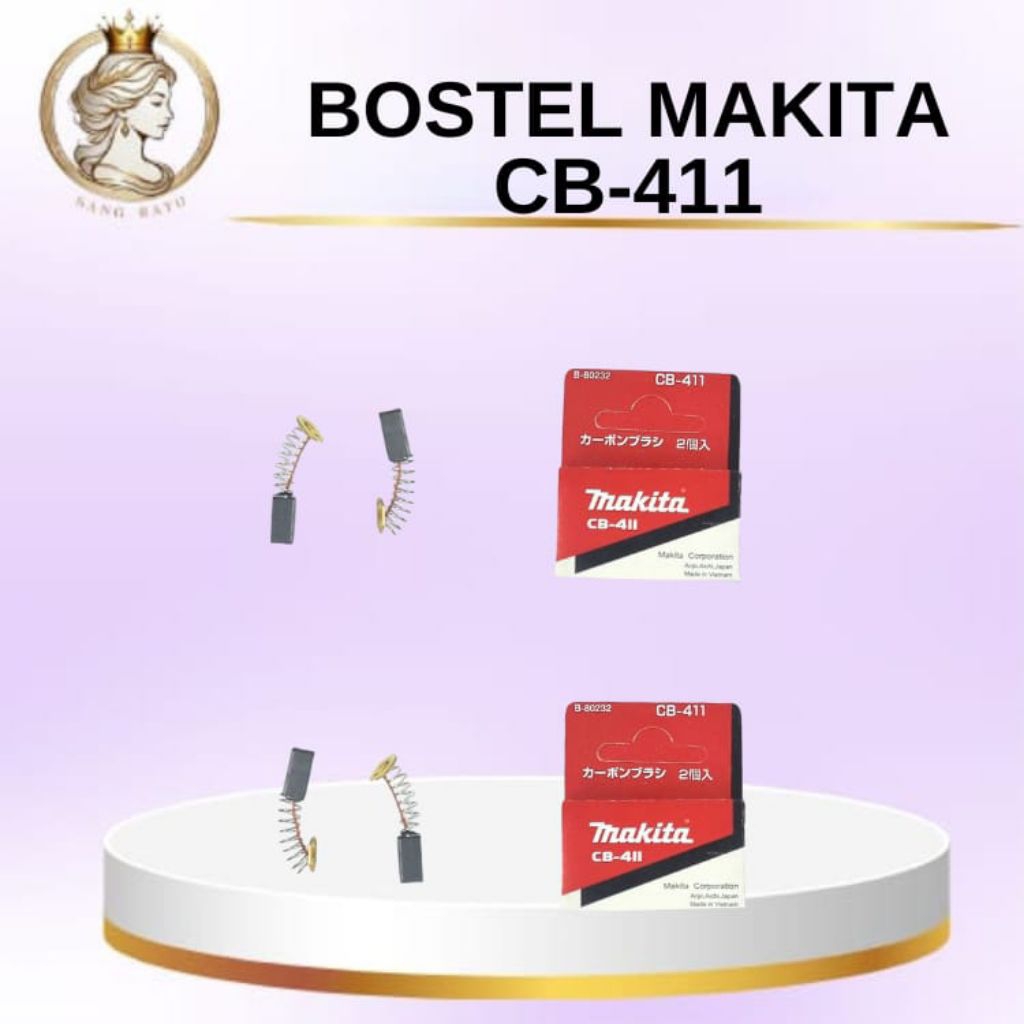 Jual Carbon Brush Planer Coal BOSTEL CB51 CB411 | Shopee Indonesia