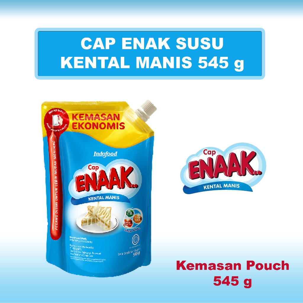 Jual Cap Enaak Krimer Kental Manis Pouch 545g - Susu Kental Manis ...