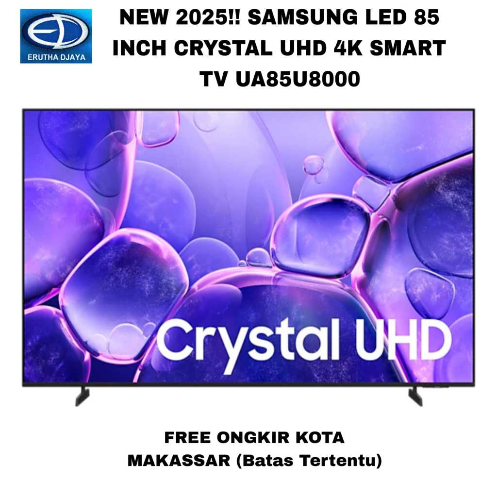 Jual SAMSUNG LED 85 INCH CRYSTAL UHD 4K SMART TV 85U8000 | Shopee Indonesia