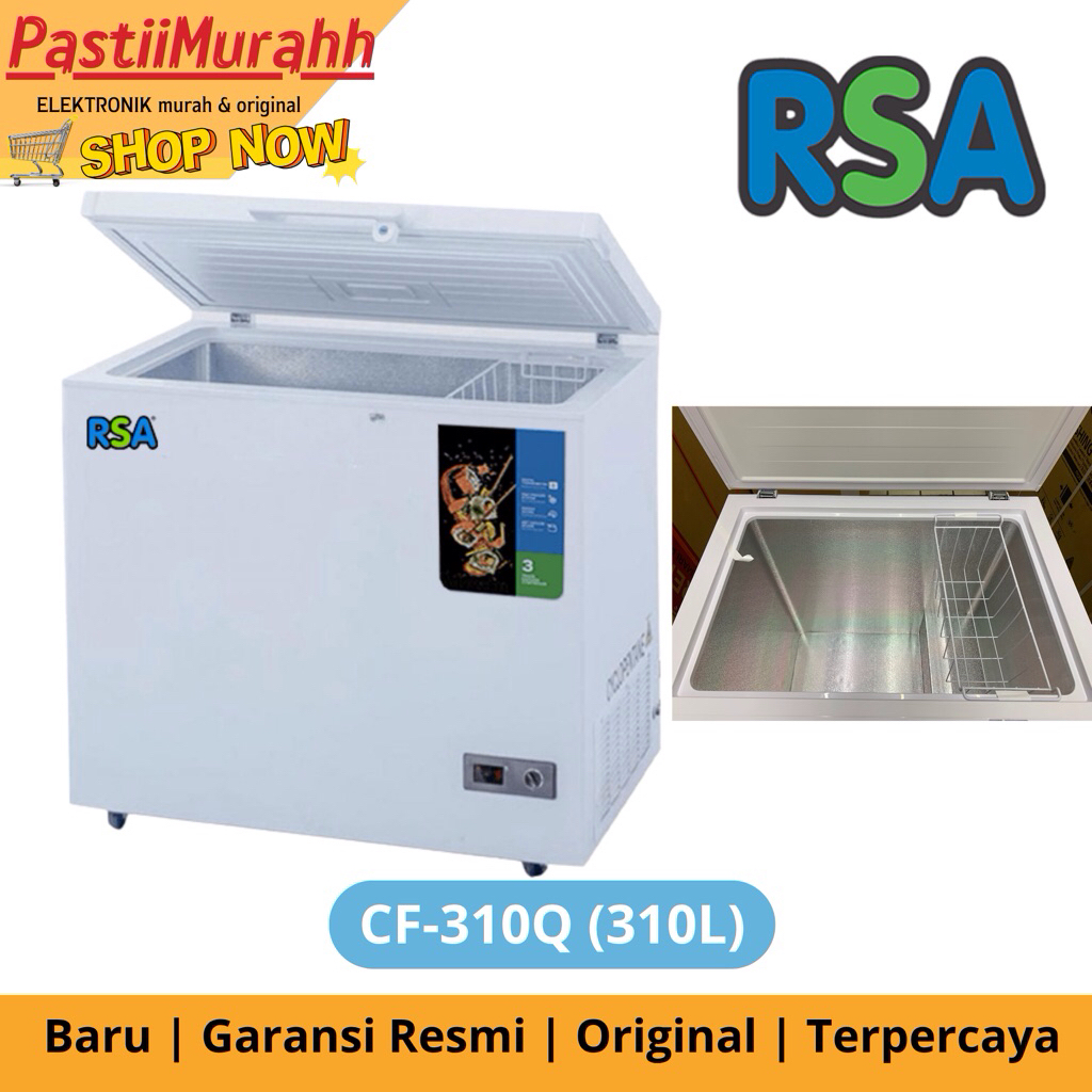 Jual RSA FREEZER BOX CF-310(310L)/CF-210(199L) GARANSI RESMI 5 TAHUN ...