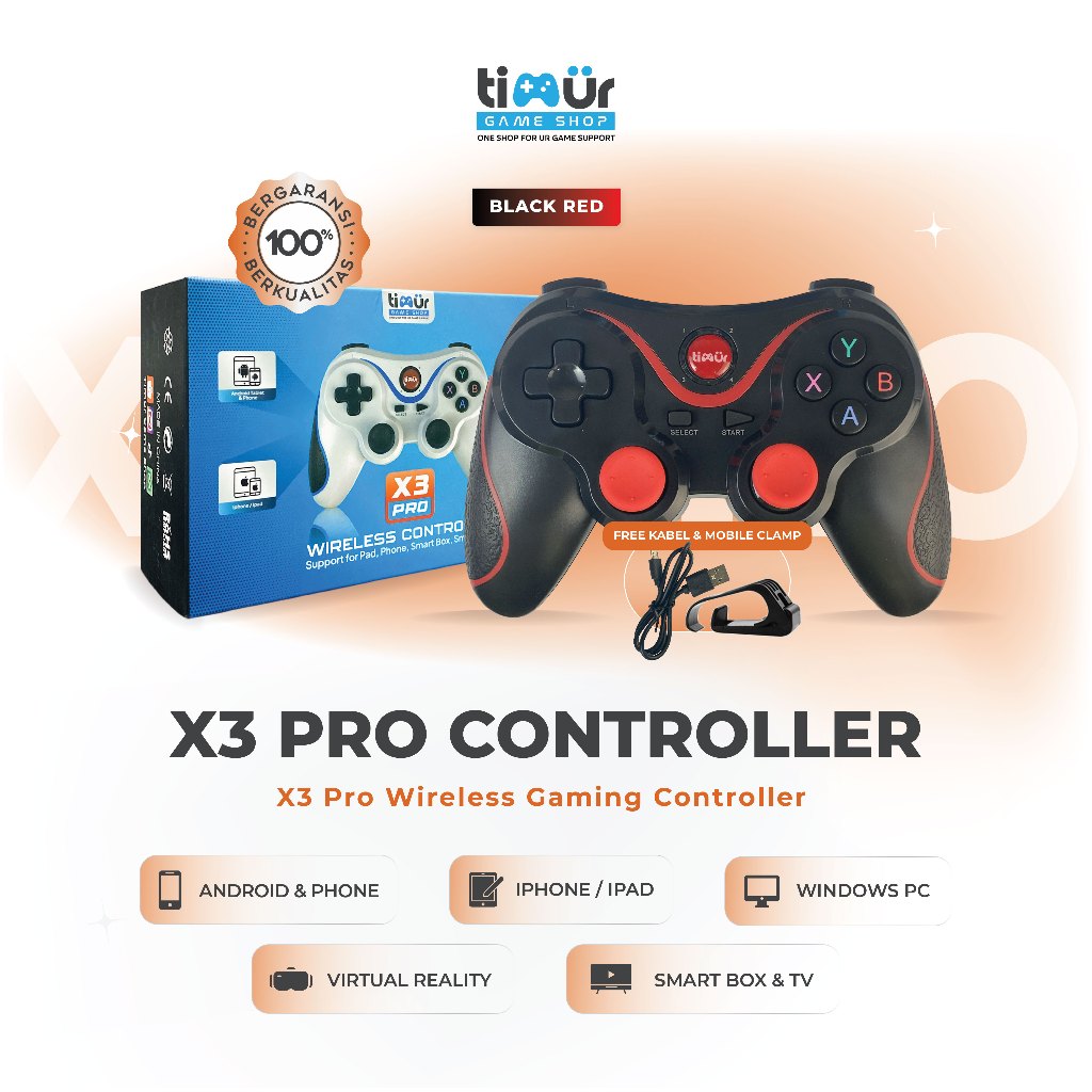 Jual Stik Stick Wireless Controller Bluetooth HP PC Laptop Android IOS ...