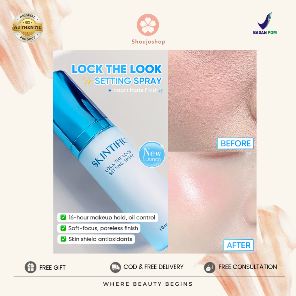 Jual SKINTIFIC LOCK THE LOOK SETTING SPRAY | Shopee Indonesia
