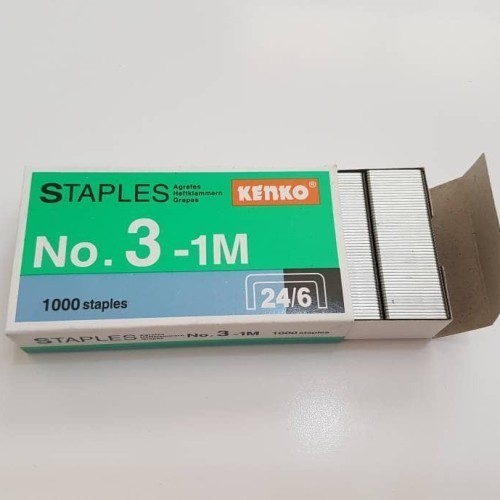 Jual isi stapler kenko hd-50 perpack/ staples besar / staples no.3-1m ...