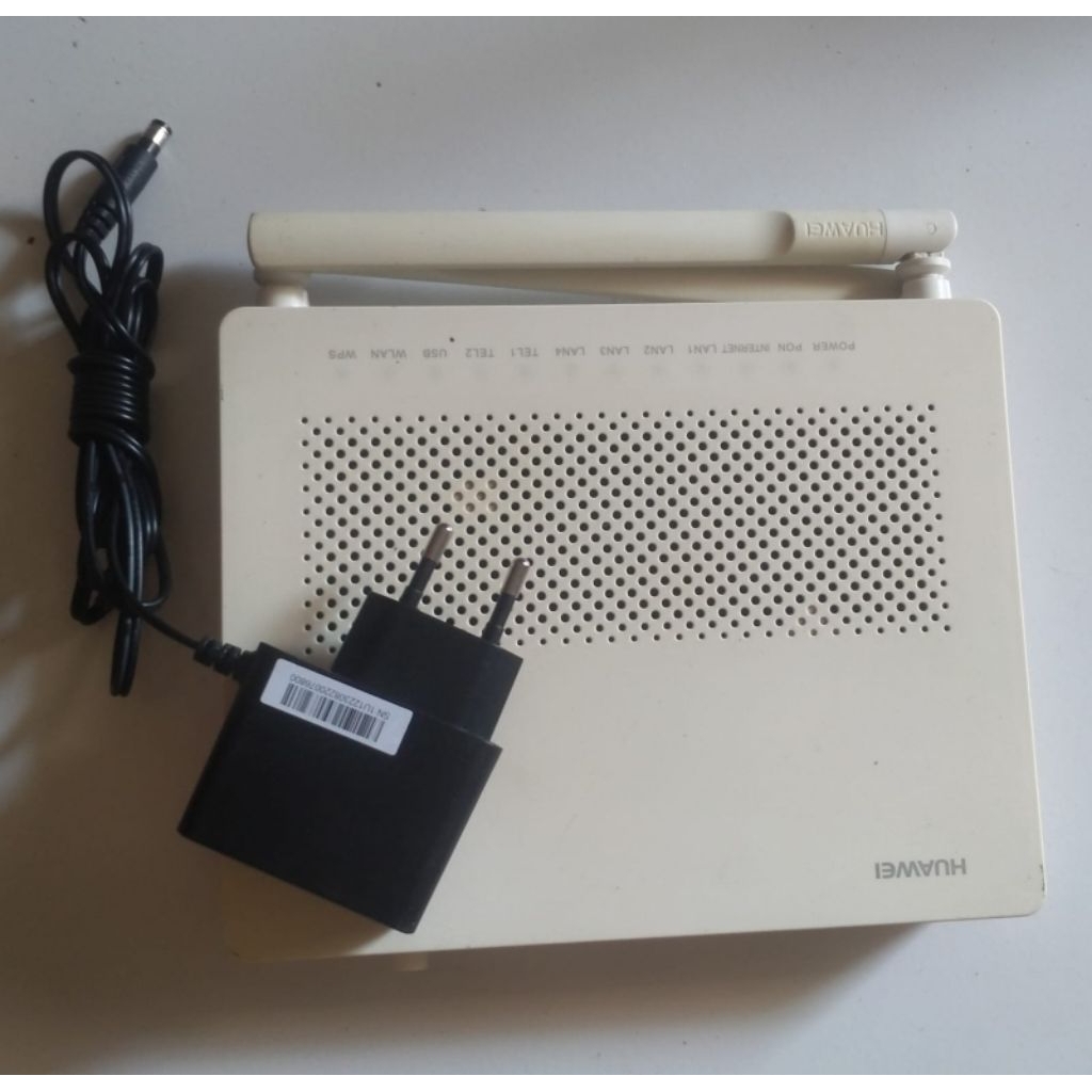 Jual HUAWEI HG8245H PORT BIRU UNIT+ADAPTOR | Shopee Indonesia