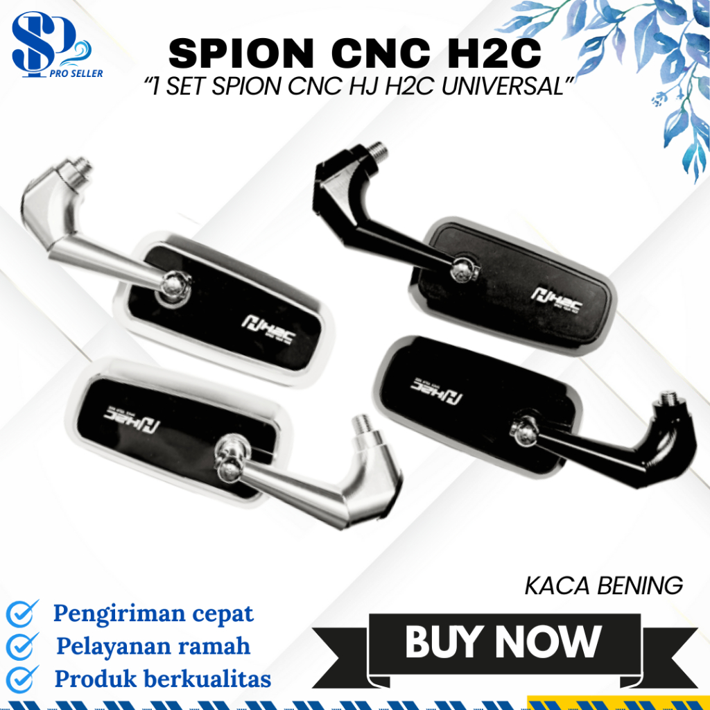 Jual SPION HJ H2C CNC CIRCUIT 1 SET KANAN KIRI SEPASANG CNC KACA BENING ...