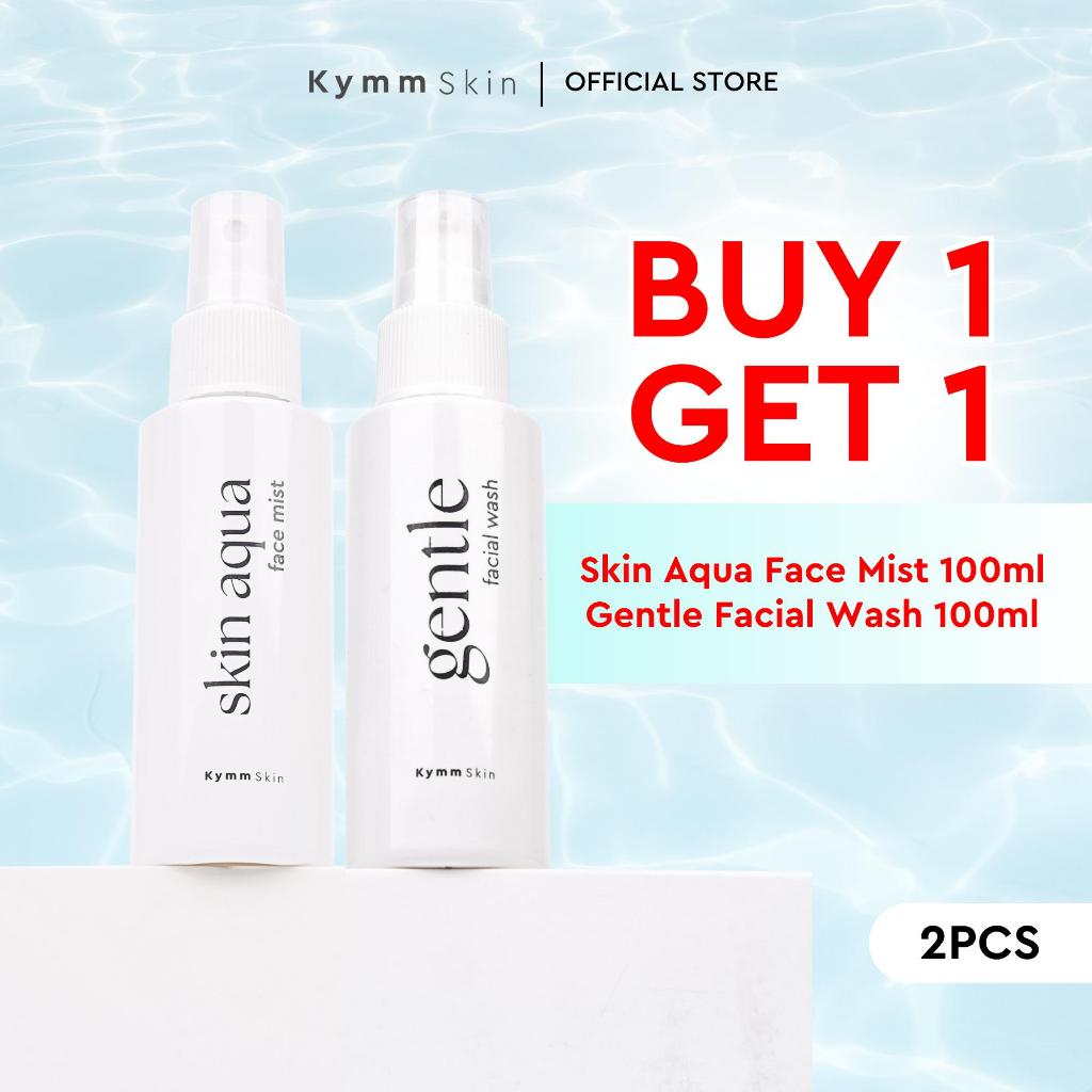Jual KYMM SKIN [BUY 1 GET 1] Aqua Face Mist 100ml & Gentle Facial Wash ...