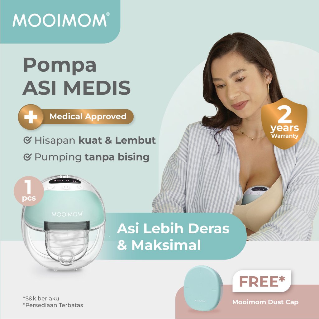 Jual MOOIMOM - M3 Pompa Asi Elektrik / Wireless Handsfree Breast Pump ...