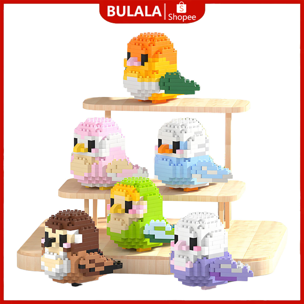 Jual BULALA Mainan 3D Bird Building Bricks Block Balok Burung Susun ...