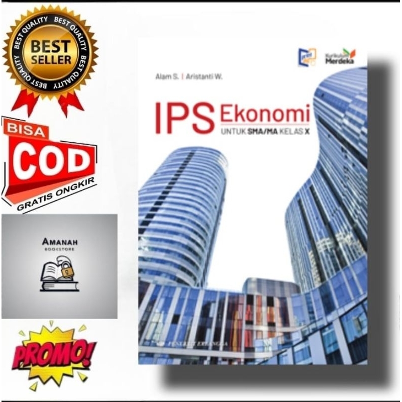 Jual Buku IPS Ekonomi untuk sma kelas 10 kurikulum merdeka | Shopee Indonesia