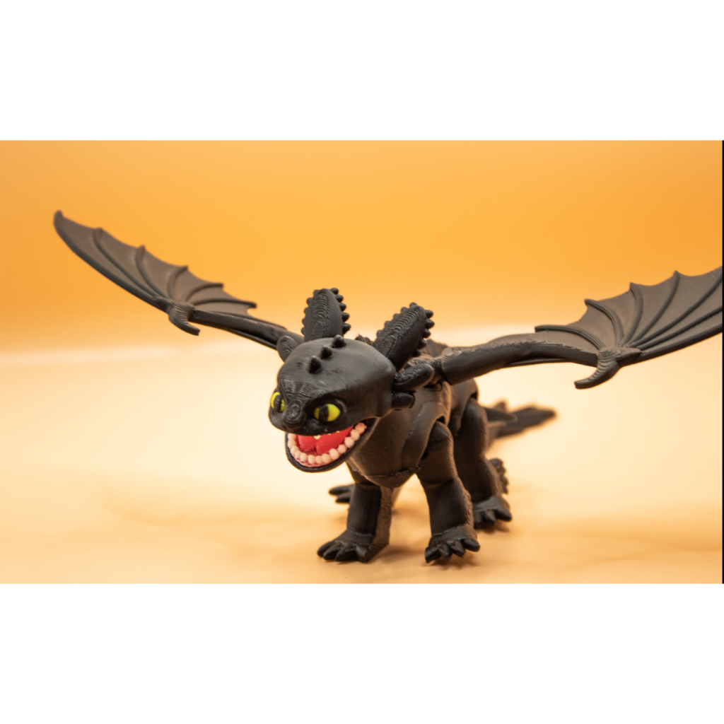 Jual Cuero Mainan Naga Dragon Night Fury Toothless Artikulasi | Shopee ...