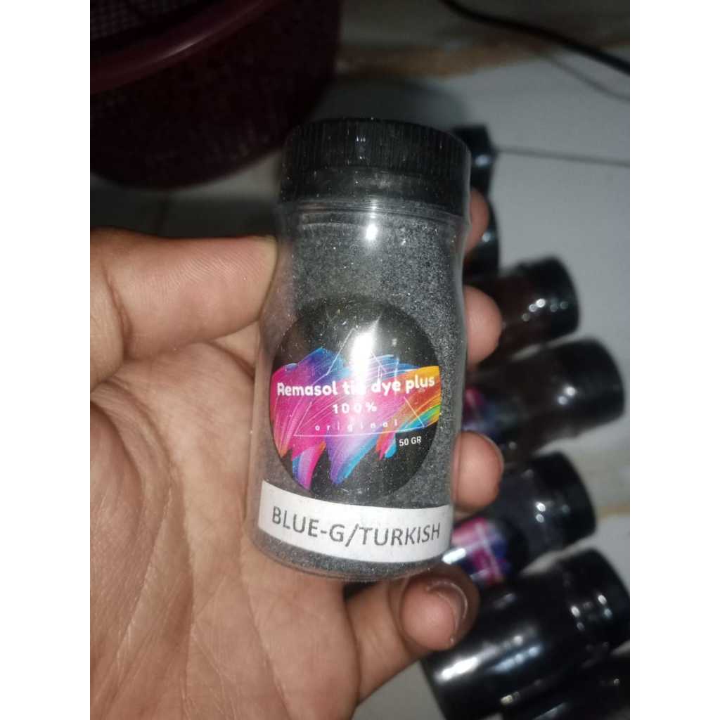 Jual pewarna pakaian remasol botol 50gr | Shopee Indonesia
