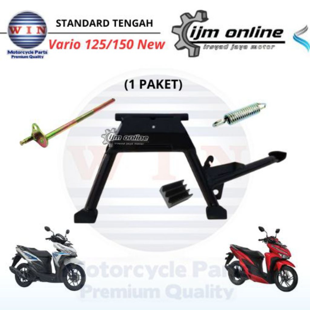 Jual standar tengah vario 125/150 merk win standar 2 vario 150 | Shopee Indonesia