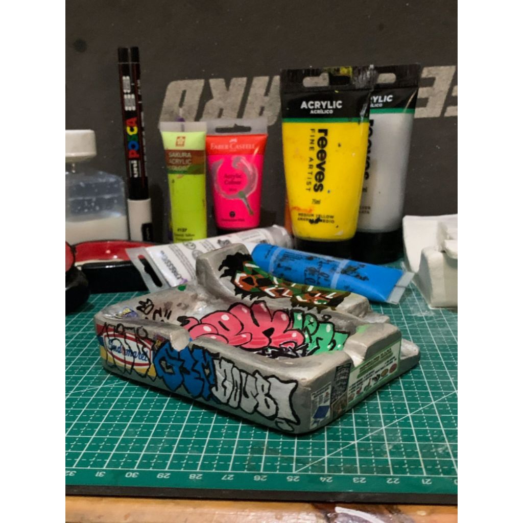 Jual Asbak Skatepark | Ashtray | Asbak | Clay | Clay Art | Clay Custom ...