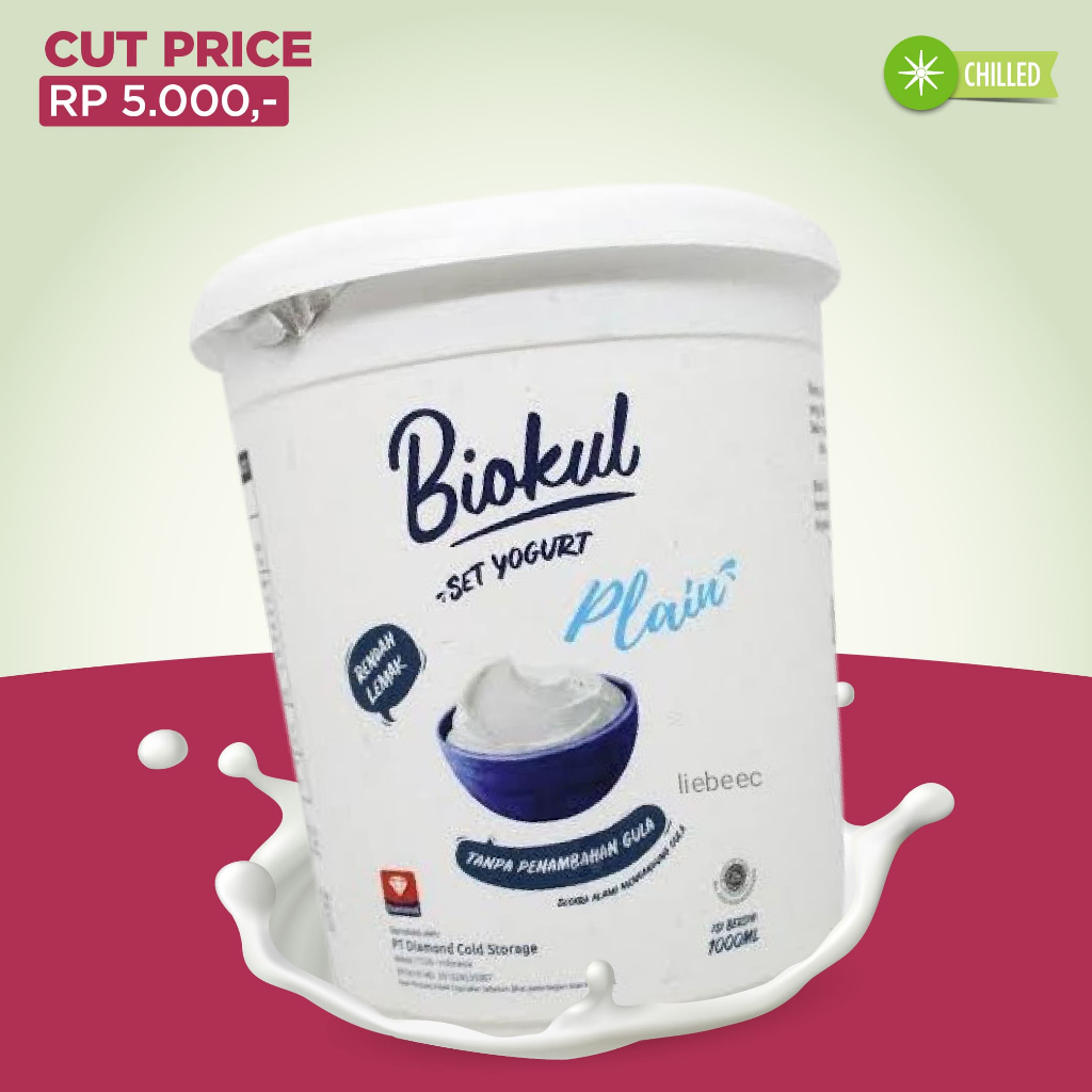 Jual CUT PRICE 5K 1 PCS BIOKUL SET YOGURT 1.000 ML | Shopee Indonesia