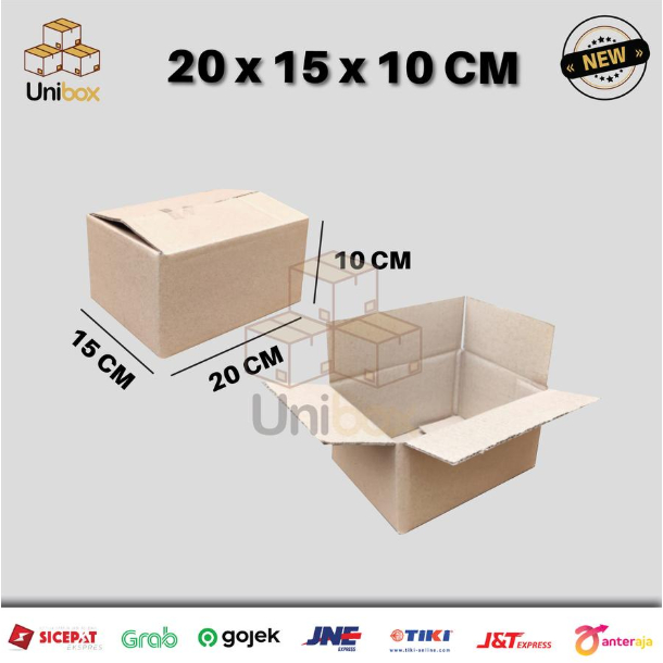 Jual Kardus Packaging | 20x15x10cm | Box Packaging | Shopee Indonesia
