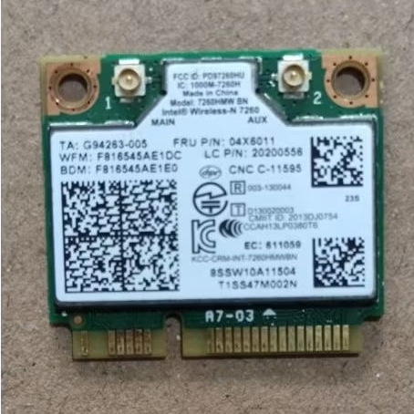 Jual Modul Wifi Card Internal Laptop Lenovo Thinkpad T410 / T420 ...