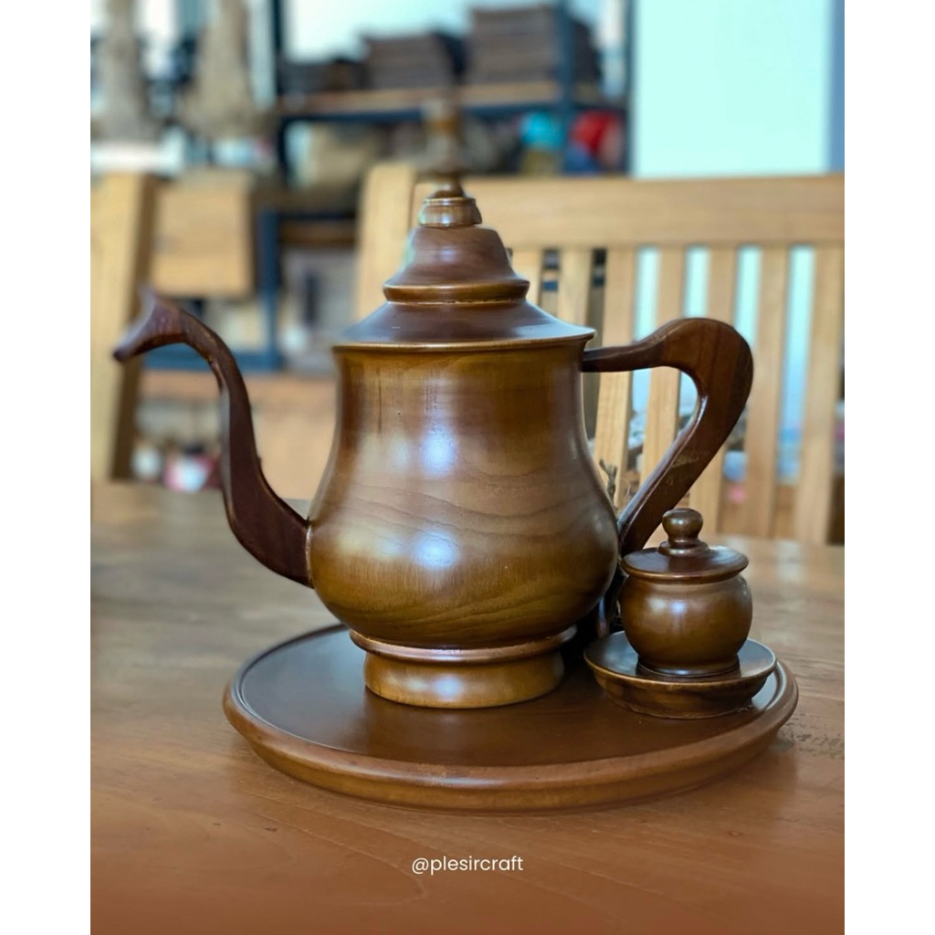 Jual Teko Labu Kayu Jati | Shopee Indonesia