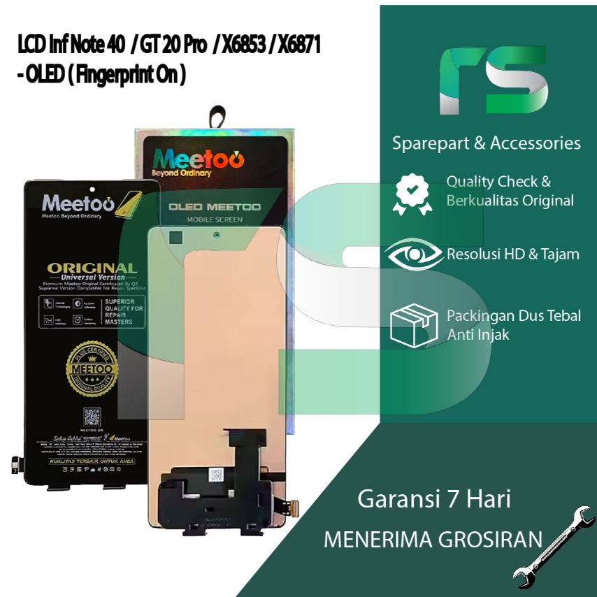 Jual LCD INFINIX X6853 /X6871 (INFINIX NOTE 40/INFINIX GT 20 PRO) OLED ...