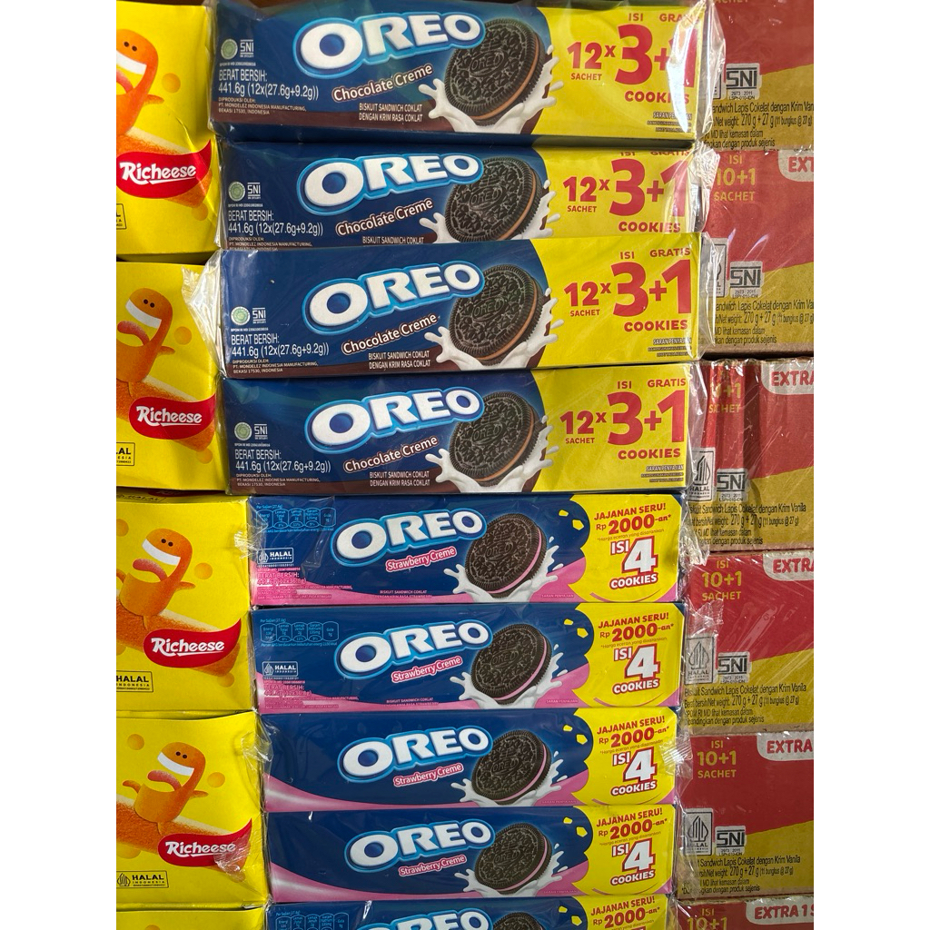 Jual oreo sachet 2rb an isi 12pcs (grosir) | Shopee Indonesia