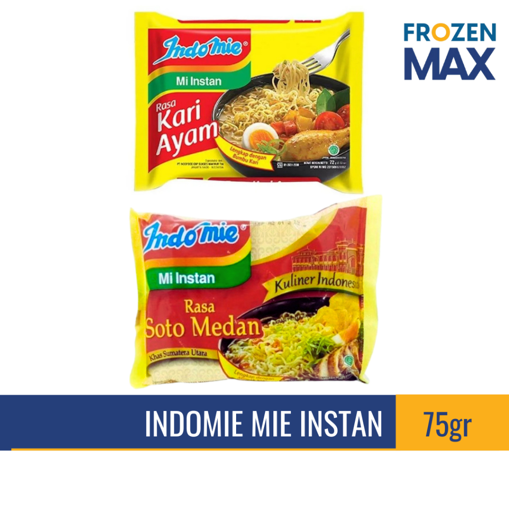 Jual Aneka Rasa Indomie 72gr | Indomie Kari Ayam | Indomie Soto Medan ...