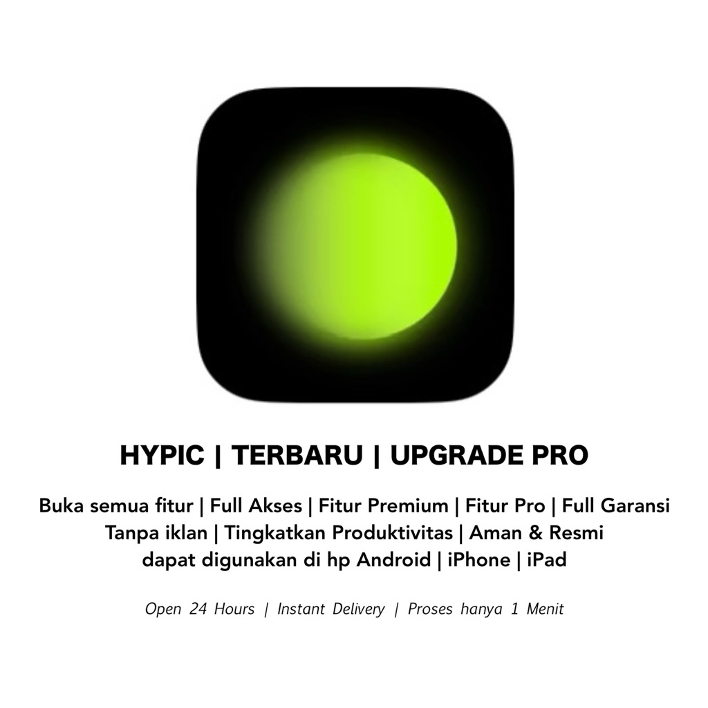 Jual Produk Digital | Hypic | Pro Premium | Aplikasi iPhone & Android ...
