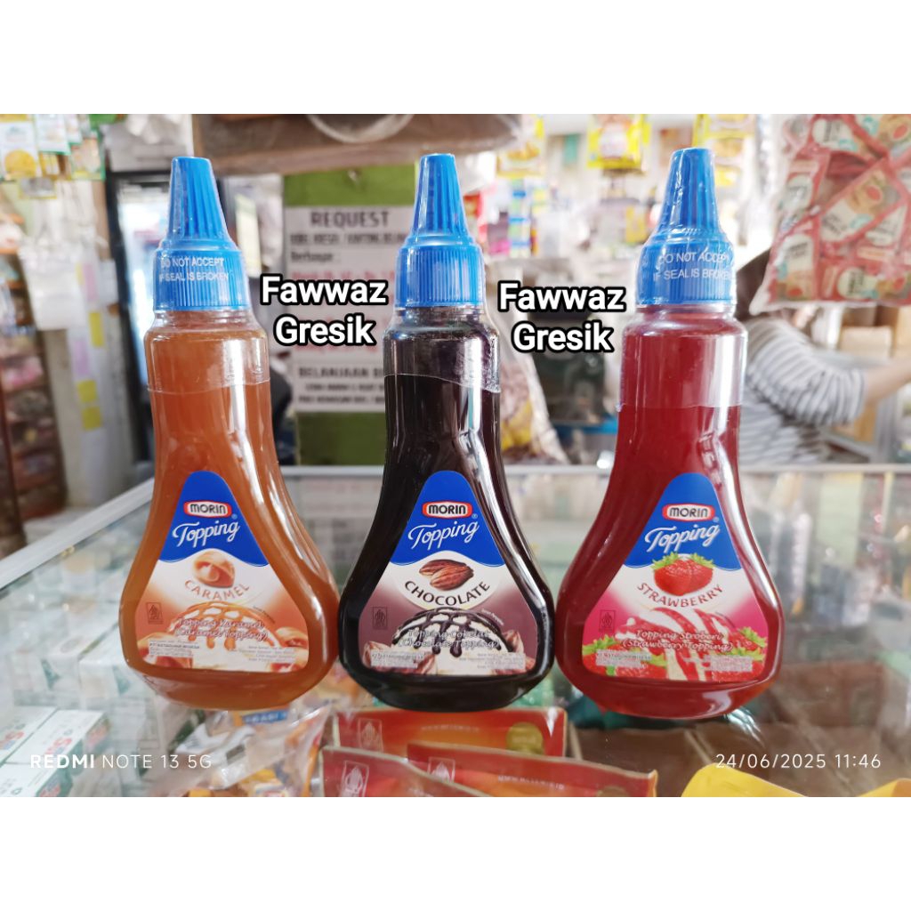 Jual Morin Topping (Caramel, Strawberry, Chocolate cokelat) 300gr ...