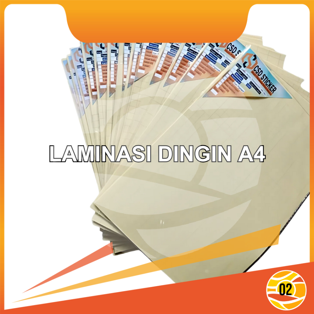 Jual Laminasi Dingin A4 Gloss - Doff/Matte Plastik Lapisan Pelindung Hasil Print agar Tahan ...