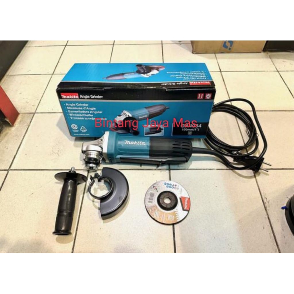 Jual MESIN GERINDA UK.4" MAKITA GA4034 DEAD MAN SWITCH | Shopee Indonesia