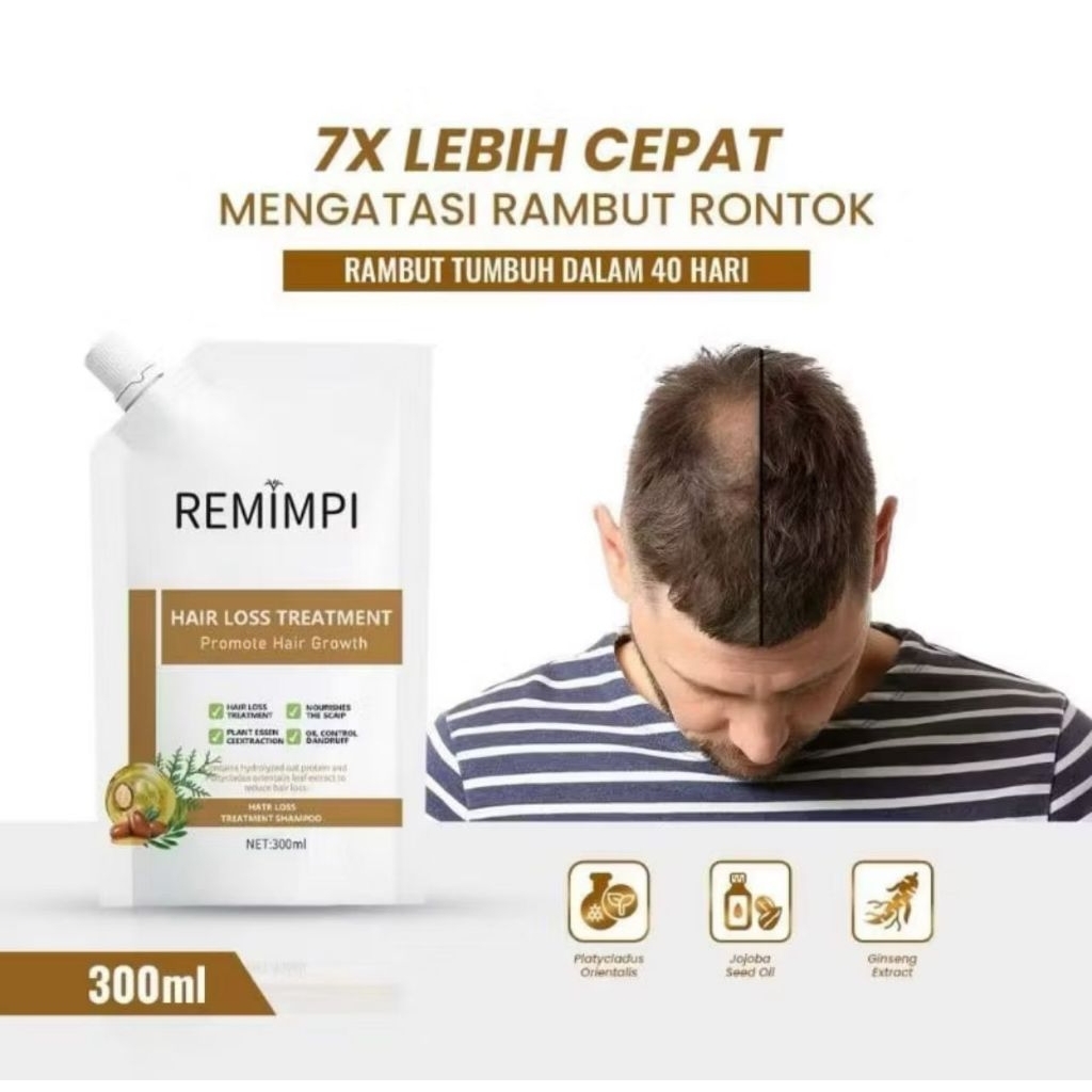 Jual [READY] REMIMPI SHAMPOO ANTI HAIR FALL HAIR TREATMENT SHAMPOO OIL ...
