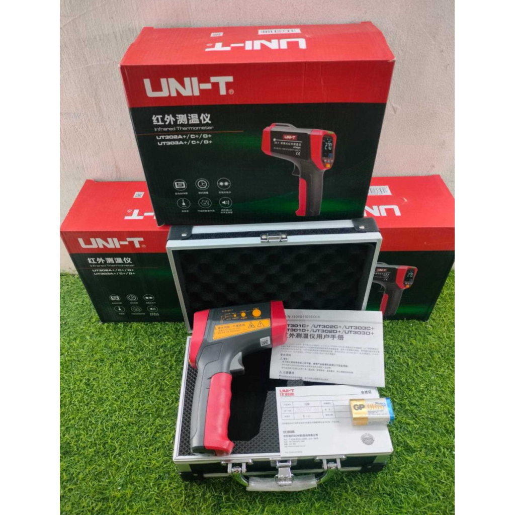 Jual Infrared Thermometer UNI-T UT302D+ Gun Termometer UNIT Thermogun ...