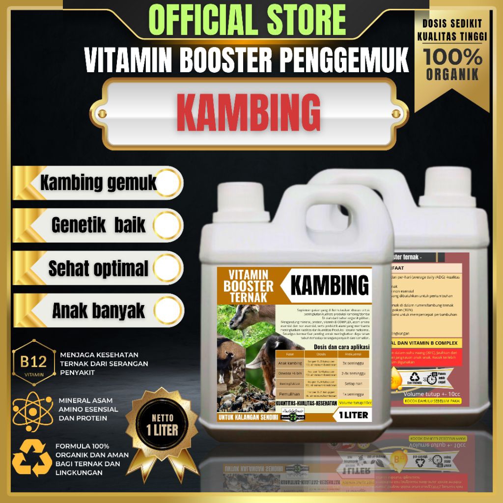 Jual AMINO vitamin booster KAMBING cepat besar , pakan kambing ...