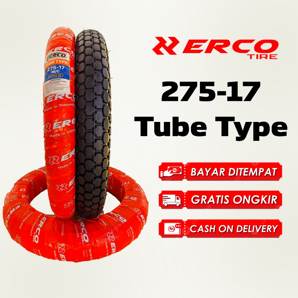 Jual Ban Motor Erco Tire ukuran 275-17 motif semi Trail untuk Ban ...
