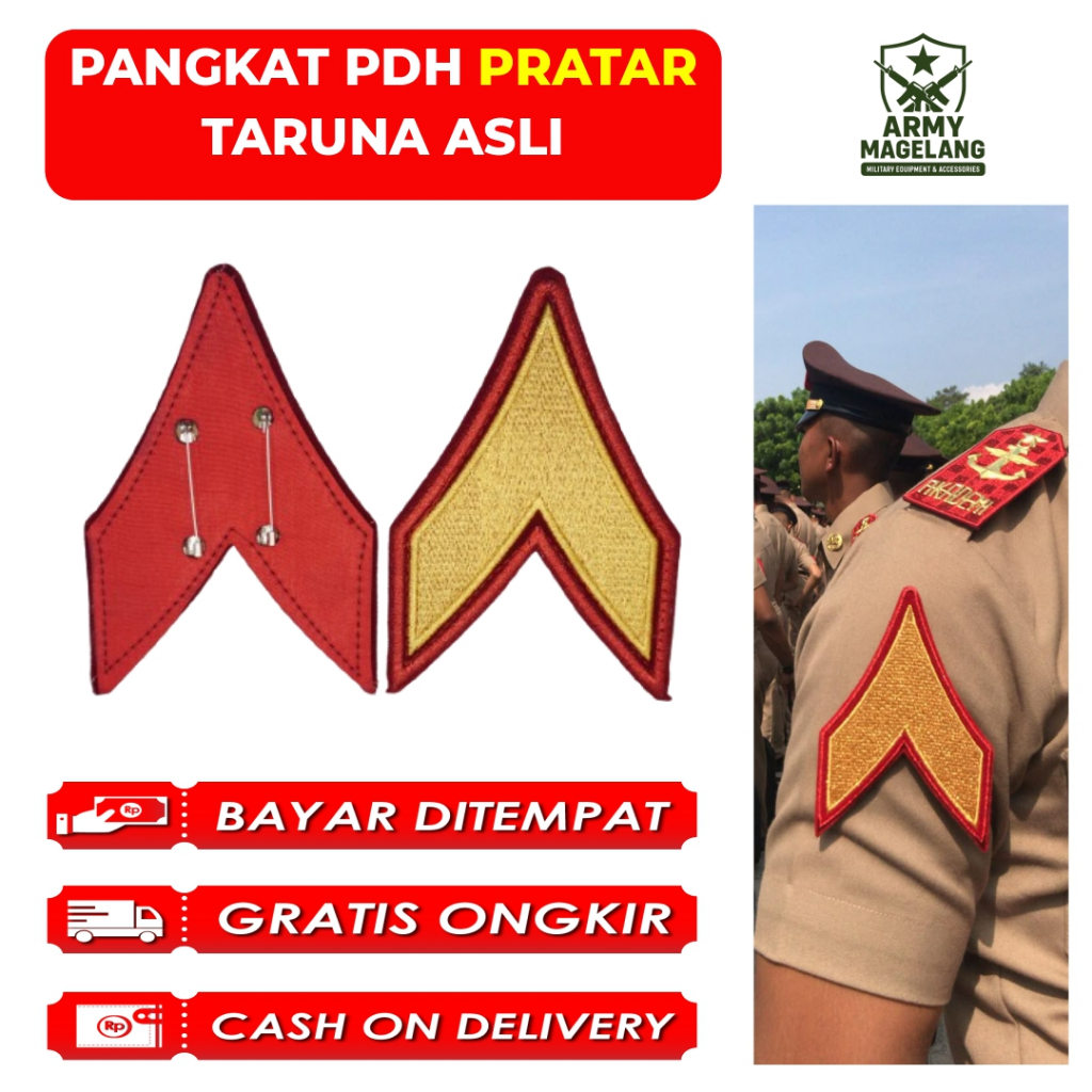 Jual SEVRON PDH PRATAR TARUNA AKMIL ASLI | Shopee Indonesia