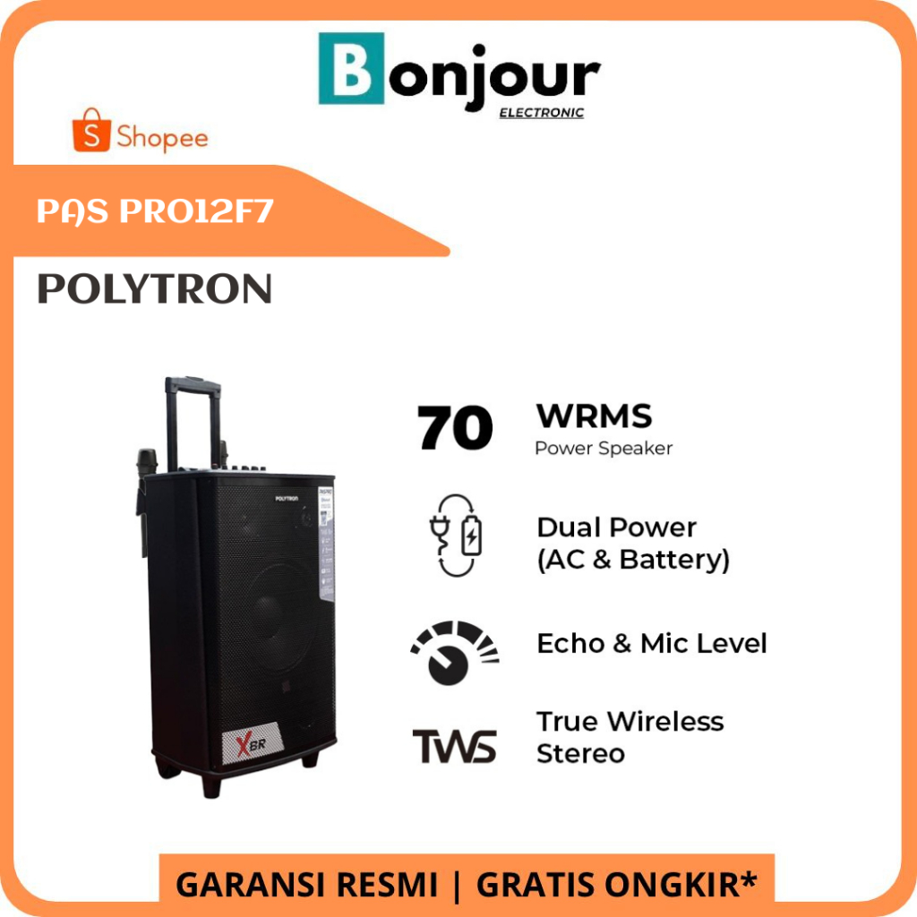 Jual Speaker Polytron PAS PRO12F7 Speaker Bluetooth Polytron PASPRO ...
