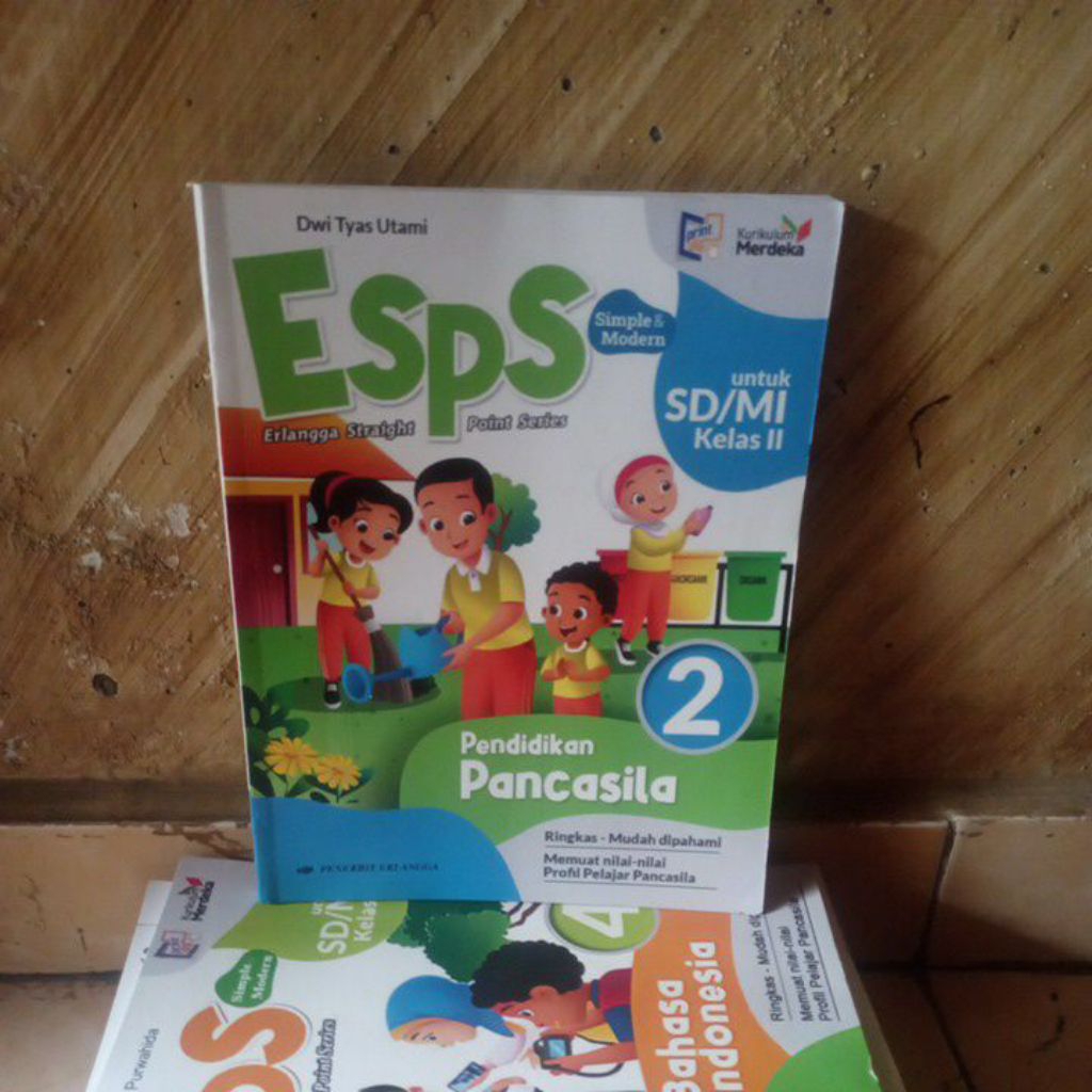 Jual original bekas ESPS Pendidikan Pancasila 2 untuk SD kelas 2 Kurikulum Merdeka Erlangga ...
